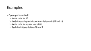 Python programming l2 | PPT | Free Download