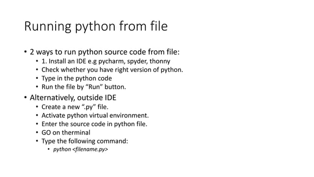 Python programming l2 | PPT | Free Download