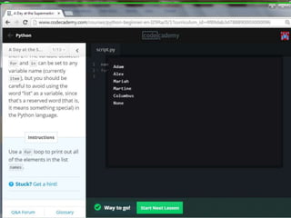 Python programming lab 11 | PPT