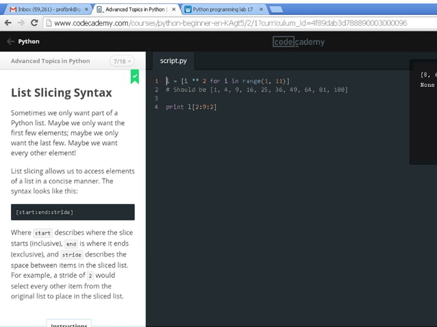 Python programming lab 18 | PPT