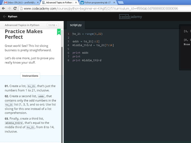 Python programming lab 18 | PPT