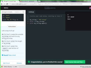 Python programming lab4 250215 | PPT
