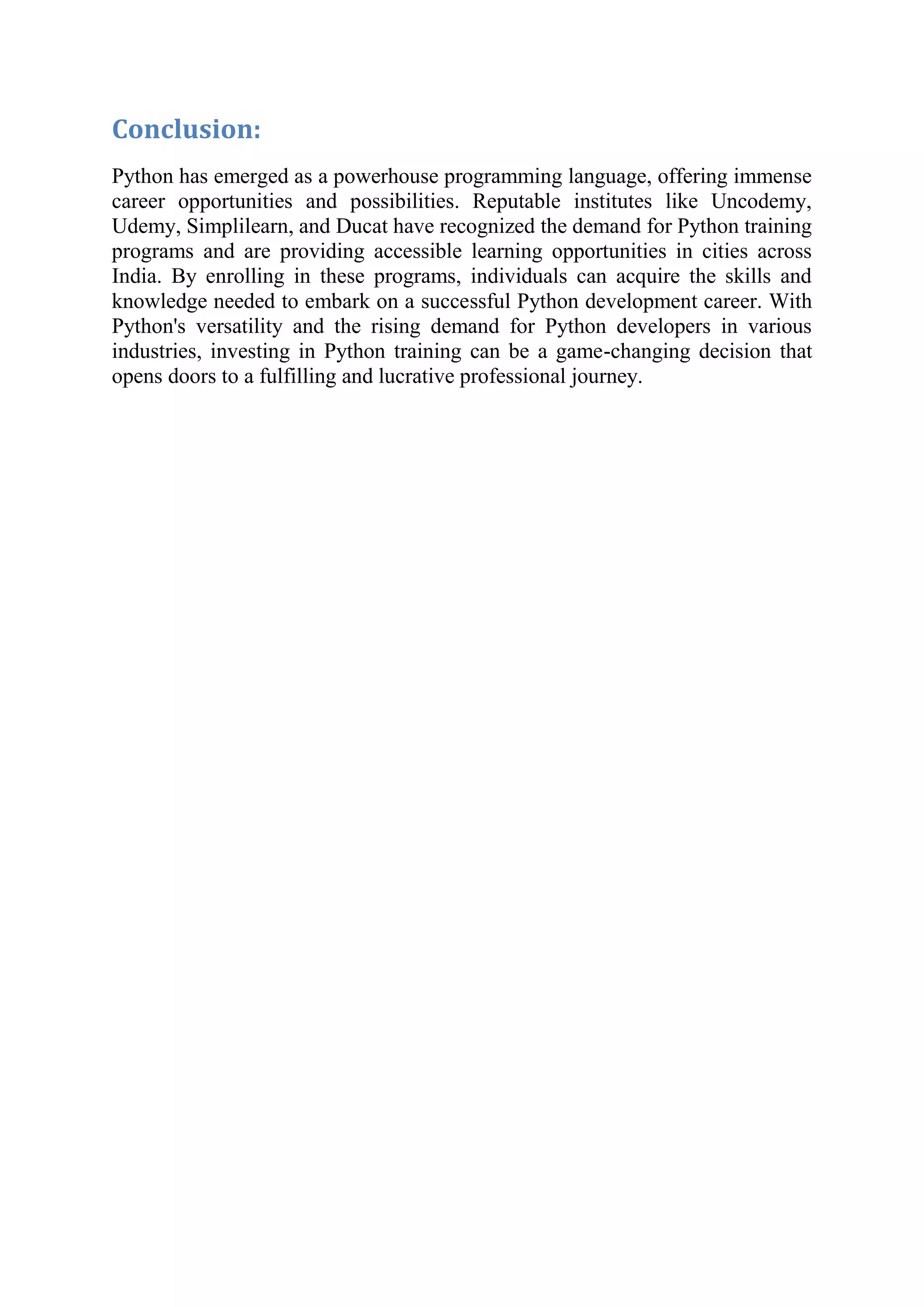 Python Programming Language Pdf