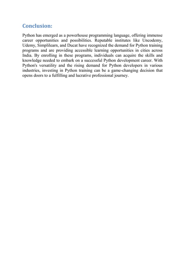 Python Programming Language Pdf