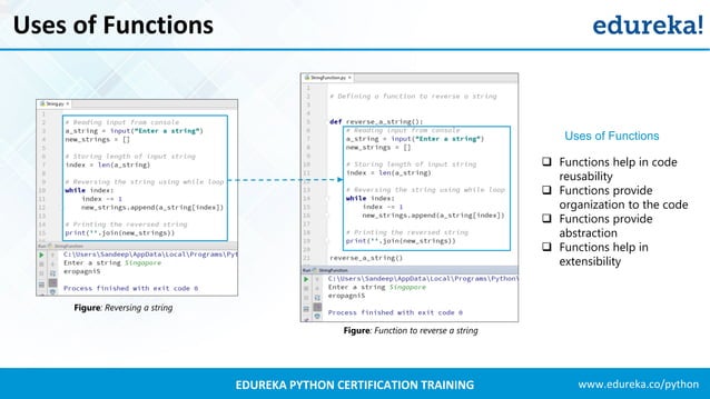 Python Programming Language Python Classes Python Tutorial Python Training Edureka