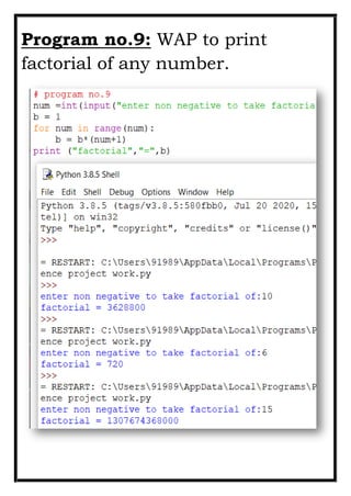 PYTHON PROGRAMS | PDF
