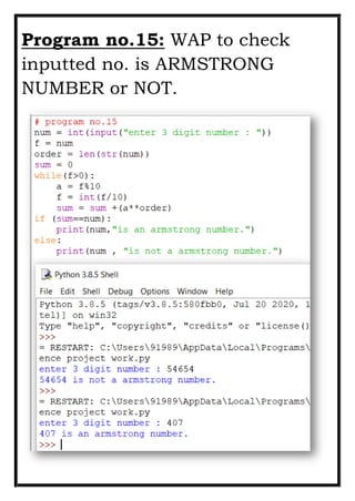 PYTHON PROGRAMS | PDF