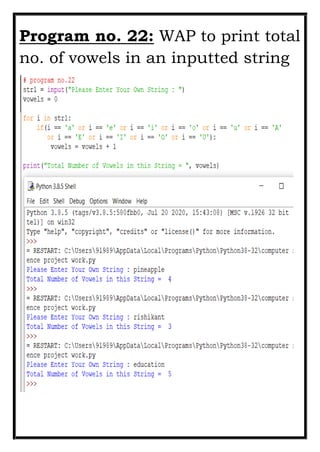 PYTHON PROGRAMS | PDF