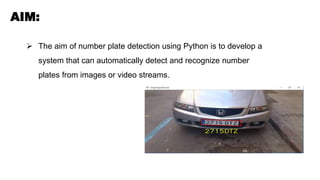 number plate detection.pptx | Technology & Computing