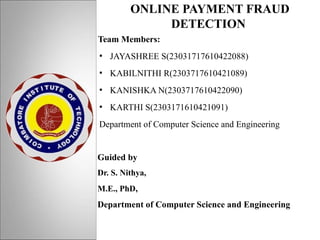 PYTHON PROJECT[1] Online Fraud Fraud Detection Cybersecurity Anomaly ...