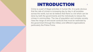 crime analysis in india python project ppt | PPTX