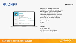 Check Out our Rich Python Portfolio: Leaders in Python & Django‎ | PPT