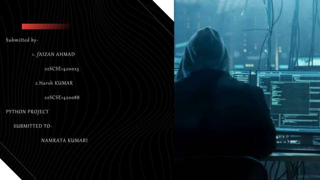 python projet faizan.ppt python game projects | PPTX