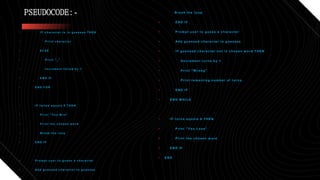 python projet faizan.ppt python game projects | PPTX