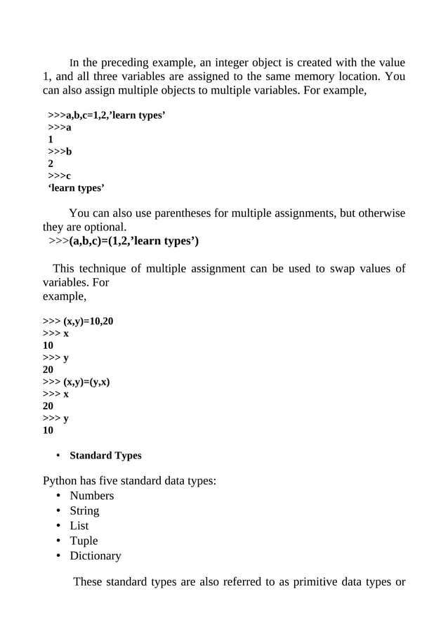 Python Quick Guide1 