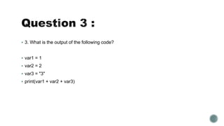 PYTHON QUIZ - 1.pptx