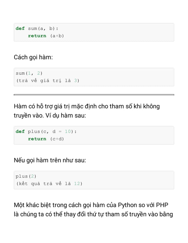 Python rat la co ban | PDF