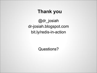 Python redis talk | PPT