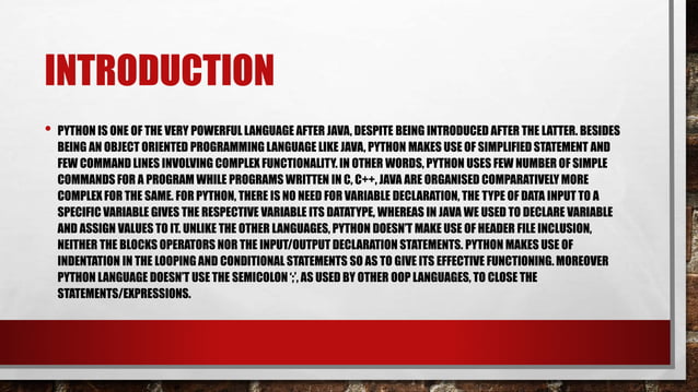 Python course 1 -- Getting Started with python | PPT