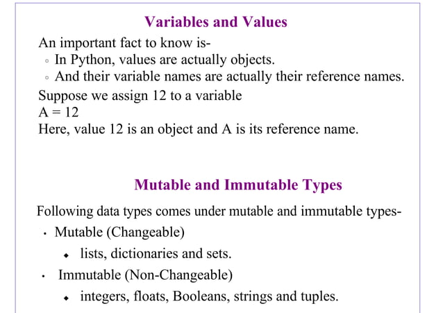Python revision tour i | PDF