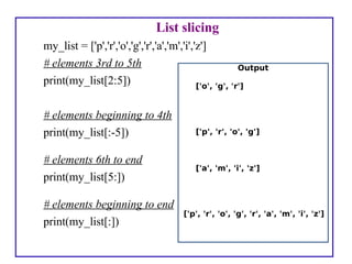 Python revision tour II | PDF