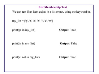 Python revision tour II | PDF