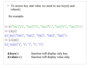 Python revision tour II | PPT