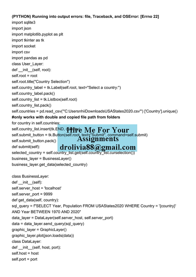 Python Running Into Output Errors File Traceback And Ospdf