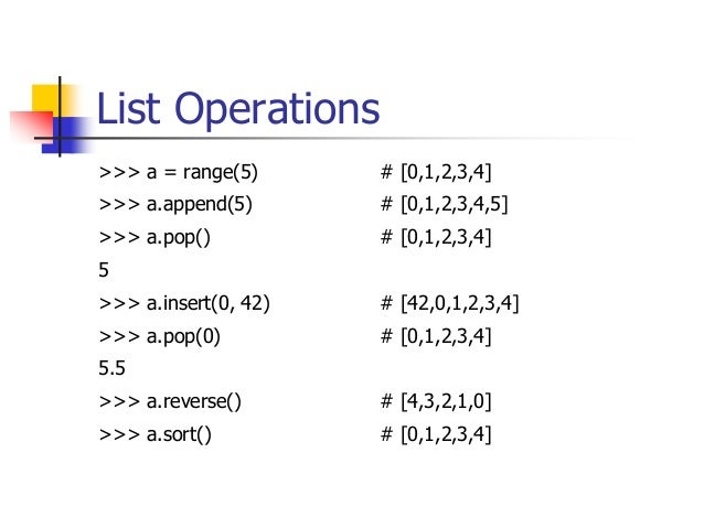 Python Basic