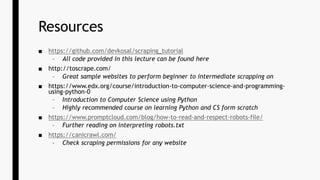 Python ScrapingPresentation for dummy.pptx