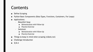 Python ScrapingPresentation for dummy.pptx