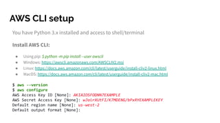 Python3 (boto3) for aws | PDF