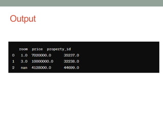 Python Seminar of Data analytics using python | PPTX