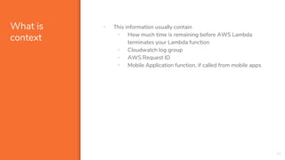 Serverless Function With Python and AWS Lambda | PPT
