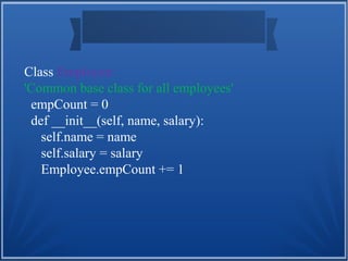 Python session 7 by Shan | PPT | Free Download