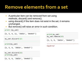 Python set | PDF