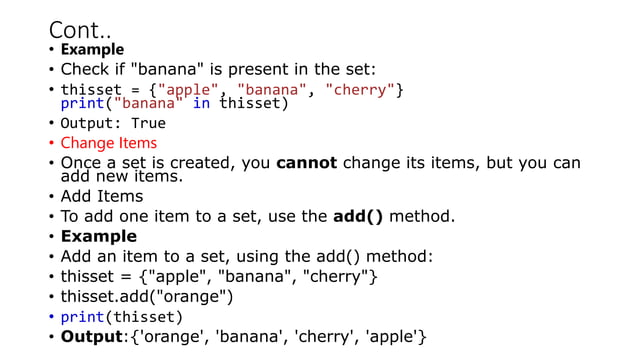 Python_Sets(1).pptx | Programming Languages | Computing