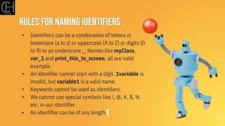 python slides operators and types of it.pptx