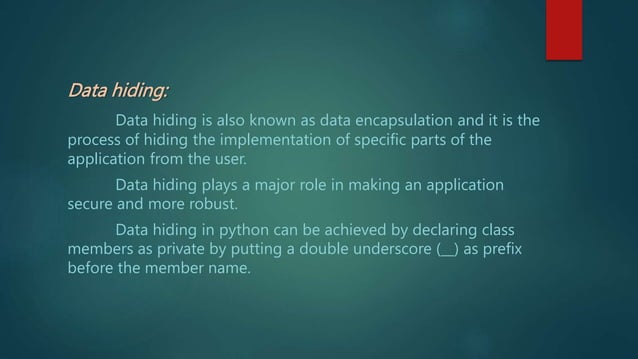 python slid share.pptx | Programming Languages | Computing