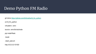 Python + Software Defined Radios | PDF | Operating Systems | Computer Software and Applications
