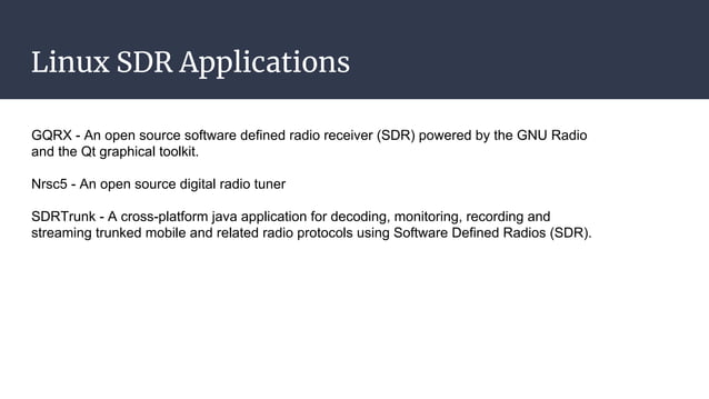 Python + Software Defined Radios | PPT