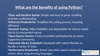 Python training course in Chennai with Placements | PPTX