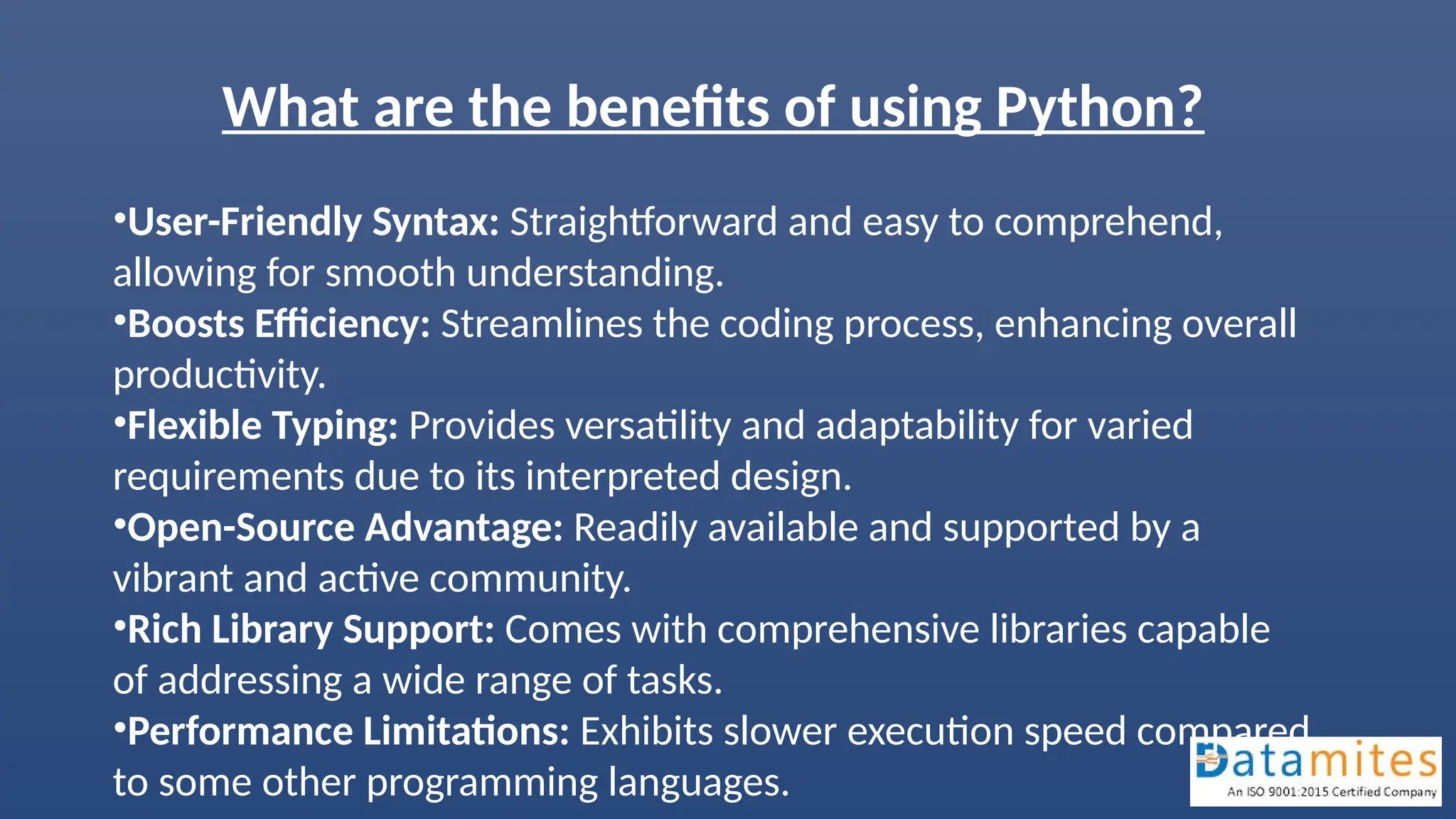 Python training course in Marathahalli with placements | PPT