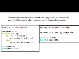 Python strings | PDF