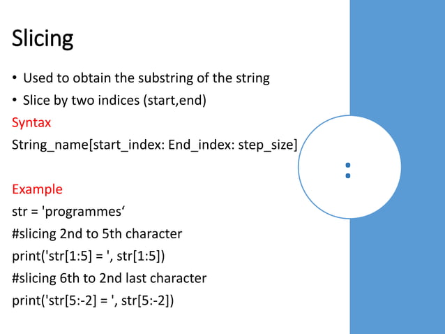Python strings | PPT
