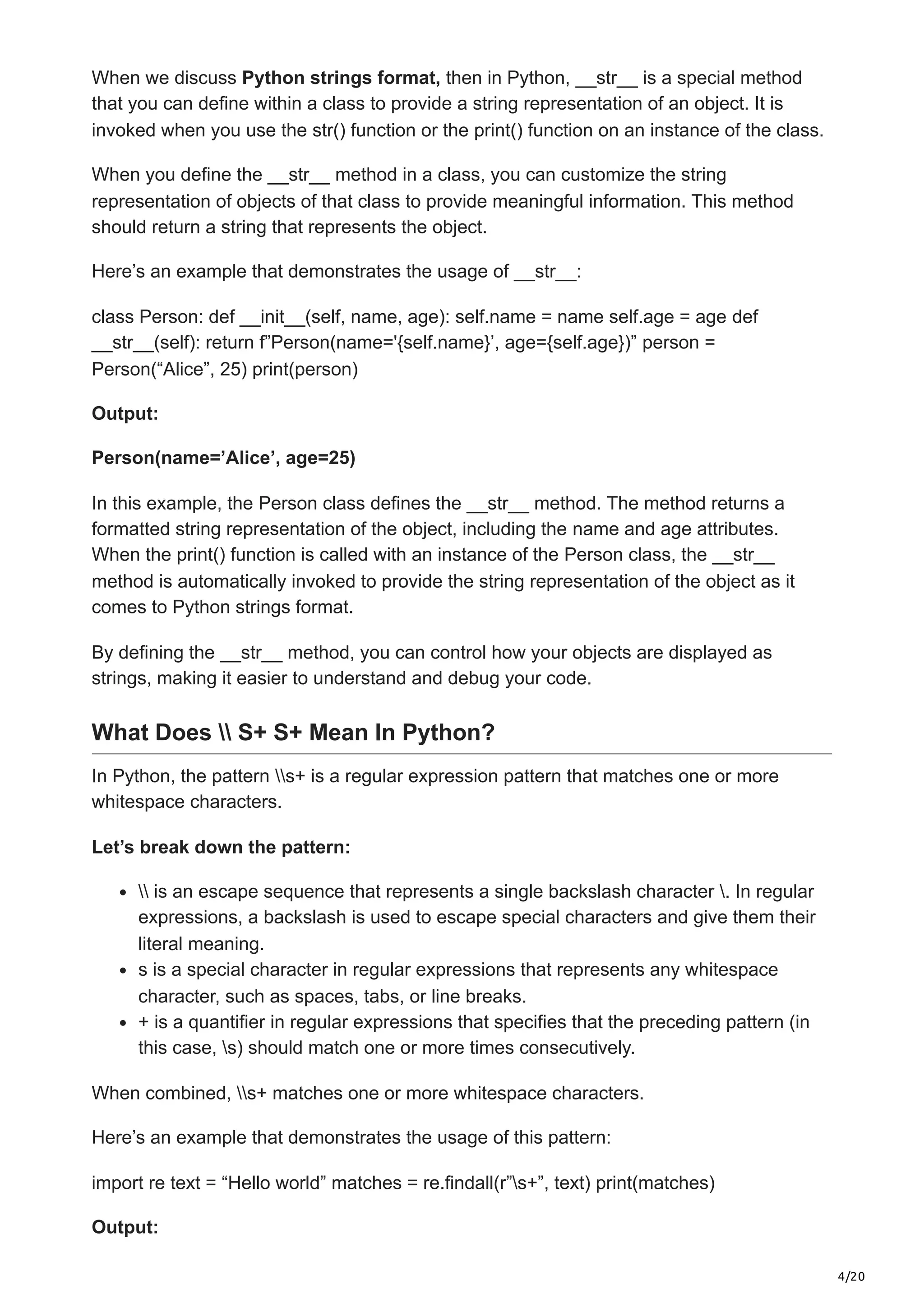 Python Strings Format Pdf