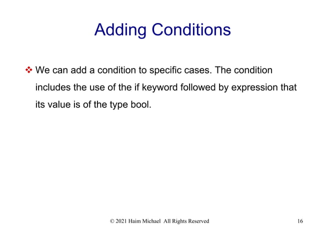Structural Pattern Matching In Python Ppt