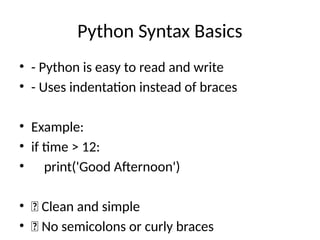Python_Syntax_DataTypes_Variables intro.pptx