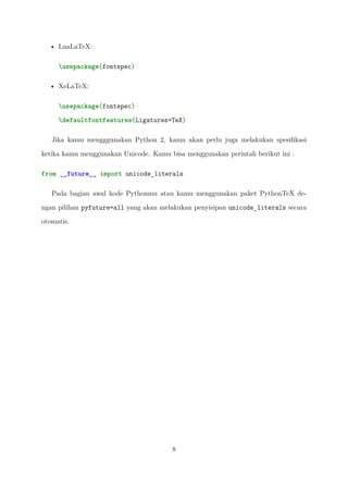 PythonTeX Quick Start | PDF