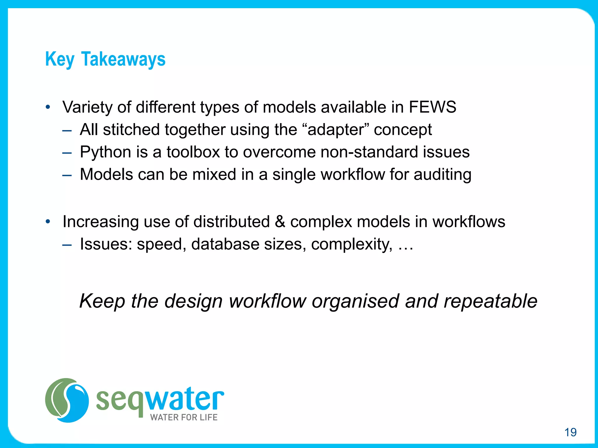 Python the lingua franca of FEWS | PPT